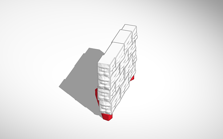 3D design Brick Wall #heroscape - Tinkercad