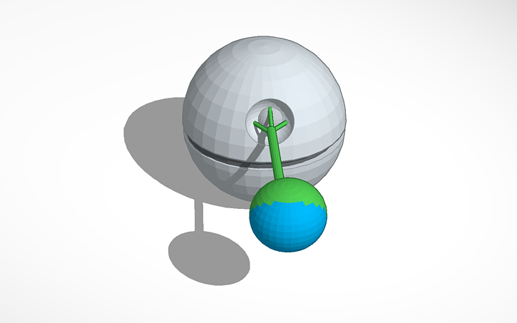 3D design Death Star - Tinkercad