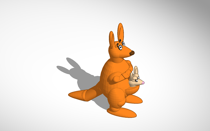 3D design Kangaroo - Tinkercad