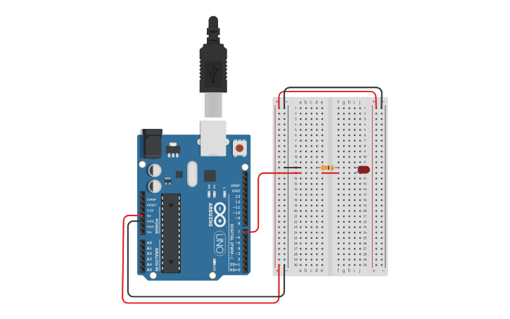 Circuit design Timers (Interrupts) | Tinkercad