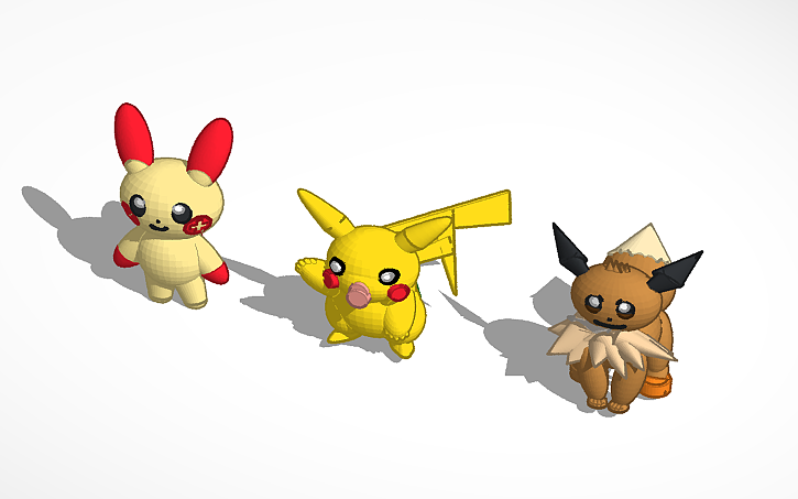 3D design Pokemon - Tinkercad