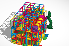 3D design jungle gym | Tinkercad