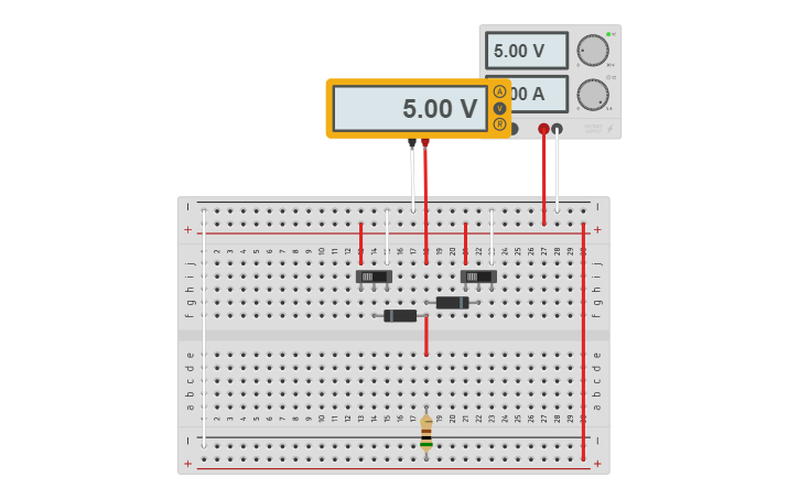 Circuit Design And Diode Tinkercad