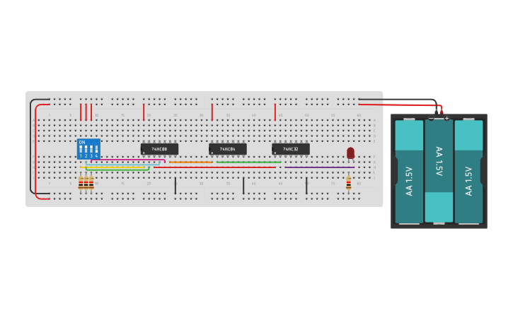 Circuit design EVL .ELEC 4 - Tinkercad