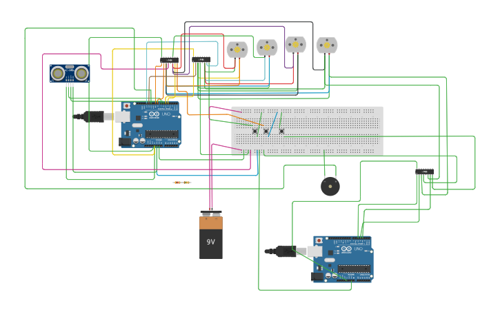 Circuit design EMBEDDED TASK(SPIDER) - Tinkercad