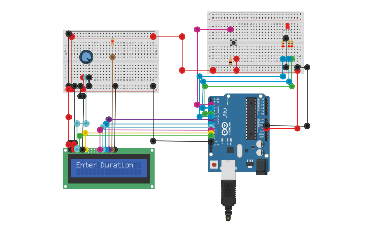 Circuit design Code experiment, not to be submitted - Tinkercad