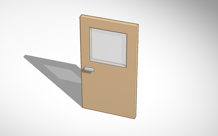 3D design Door - Tinkercad