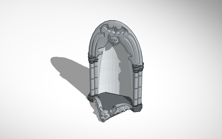 3D design gothic - Tinkercad