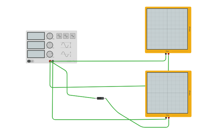 Circuit Design Halfwave Rectifiers Tinkercad
