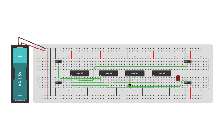 Circuit design ACTIVITY#5 COMBINATIONAL LOGIC | Tinkercad