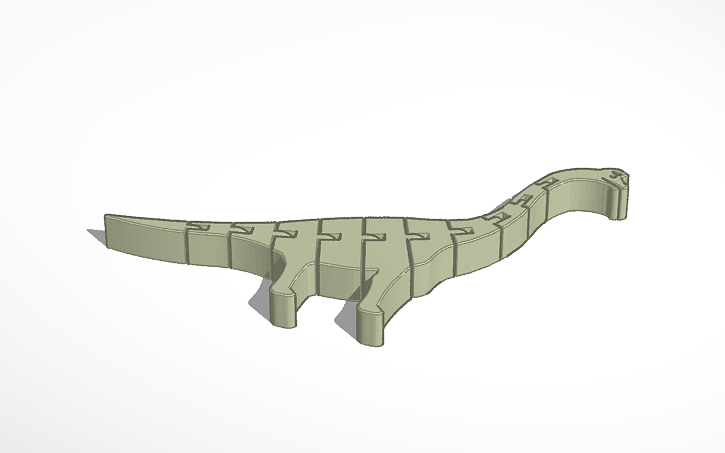 3D design Copy of Dinosaur - Tinkercad