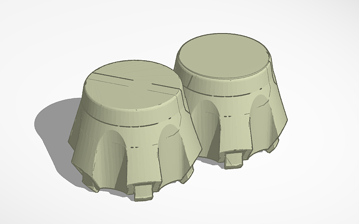 3D design 2012 FJ Cruiser Hub cap 1.0 NO top cap - Tinkercad