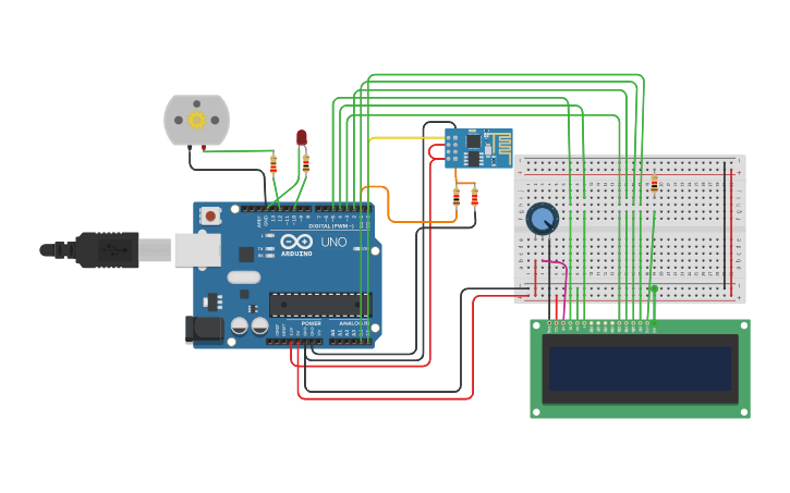 Circuit design Face recognition based door unlock - Tinkercad Circuit design Face recognition based door unlock - Tinkercad