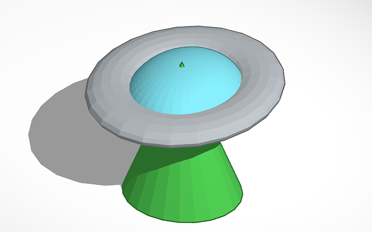 3D design ufo - Tinkercad