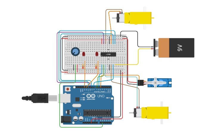 Circuit design p11 | Tinkercad