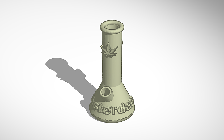 3D design Bong - Tinkercad