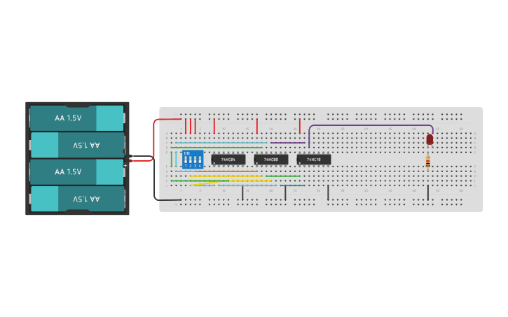 Circuit design Trabajo Ejercicio 3 - Tinkercad