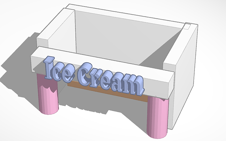 3D design My Ice Cream Shop | Tinkercad