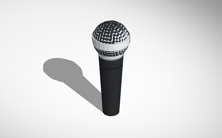 3D design Microphone - Tinkercad 3D design Microphone - Tinkercad