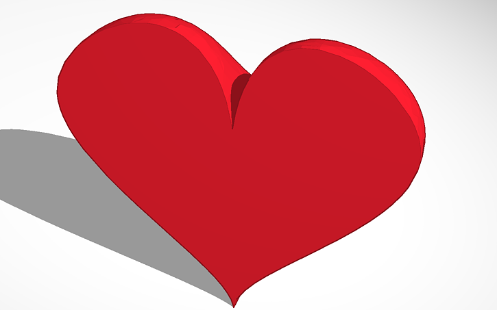 3D design Heart - Tinkercad