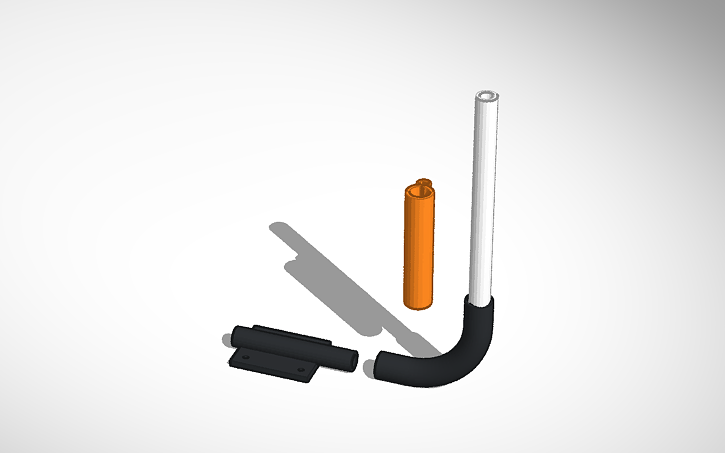 3D design Water Dispenser Pipe - Tinkercad