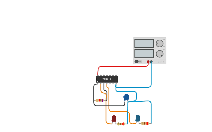 Circuit design 7414 hex inverter schmitt trigger input oscillator ...