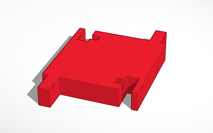 3D design Plate Standard 2 Interlocks | Tinkercad