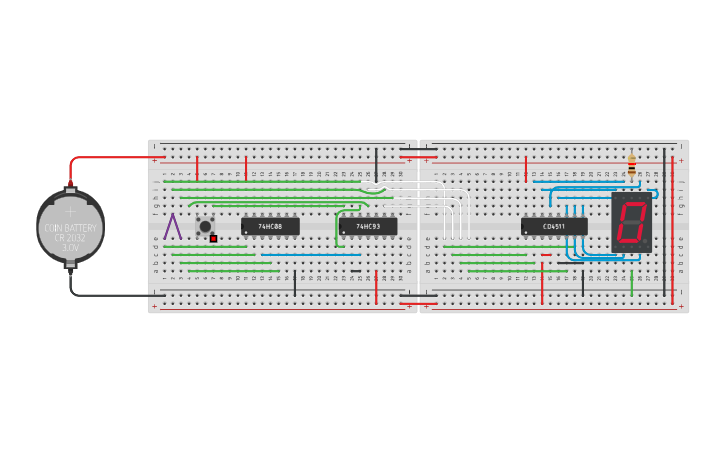 Circuit design Prueba de condiciones - Tinkercad