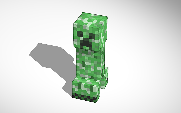 3D design Minecraft Creeper - Tinkercad