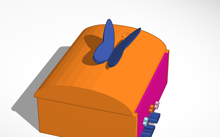 3D design My pencil box - Tinkercad