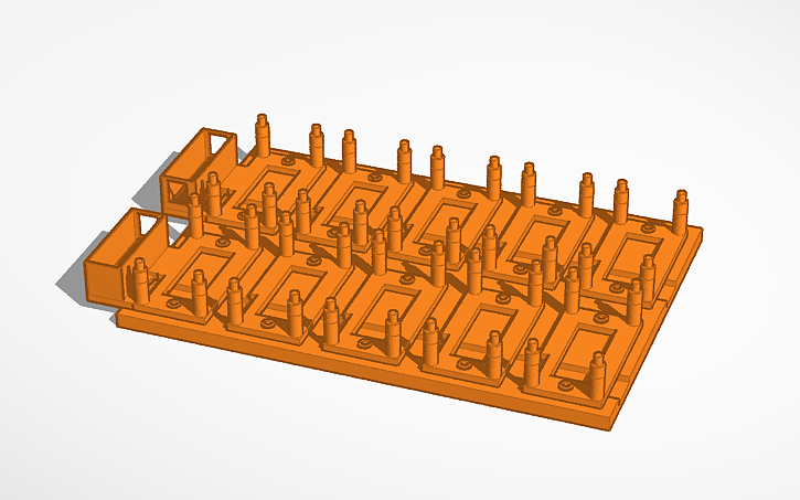 3D design Duinocoin Rack - Tinkercad