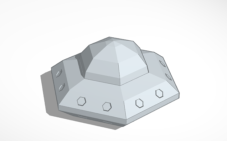 3D design jailbreak ufo - Tinkercad