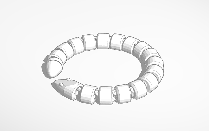 3D design Snake - Tinkercad