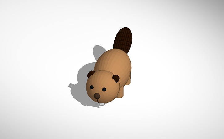 3D design Beaver - Tinkercad