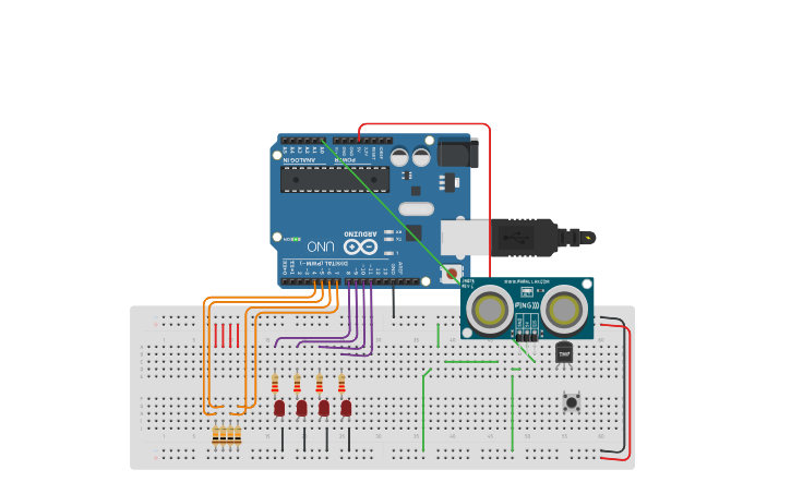 Circuit design Entrenador Arduino UNO (2024) - Tinkercad