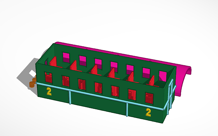 3D design HO_2nd_CL_Coach | Tinkercad