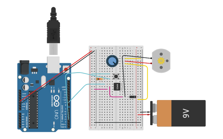 Circuit design Esercizio avvio motore con potenziometro (Kay 3HM ...