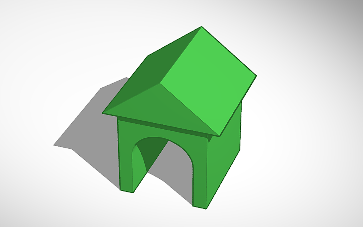 3D design Simple House - Tinkercad