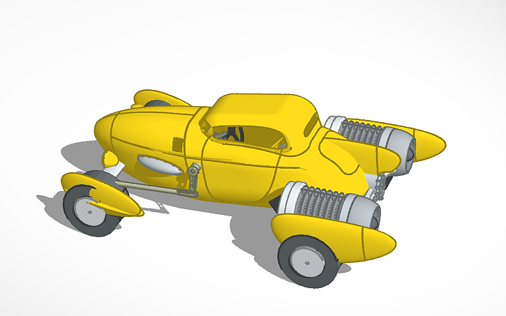 3D design Hover Hot Rod | Tinkercad