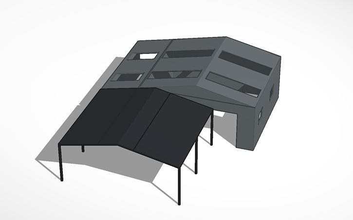 3D design SHED - Tinkercad