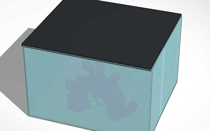 3D design Fish tank - Tinkercad