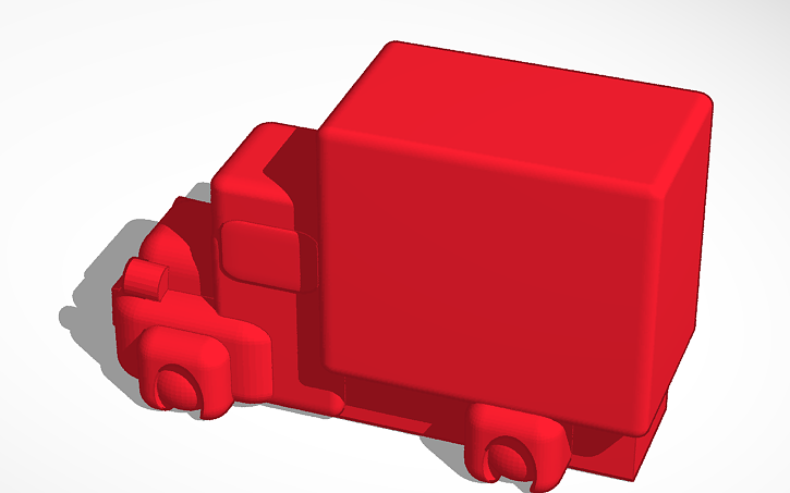 3D design truck - Tinkercad