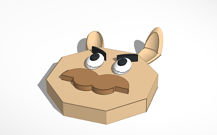 3D design Random Weird Face | Tinkercad