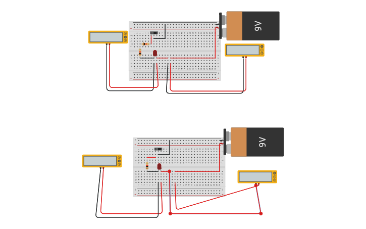 Circuit design part 1 and 2 | Tinkercad Circuit design part 1 and 2 | Tinkercad
