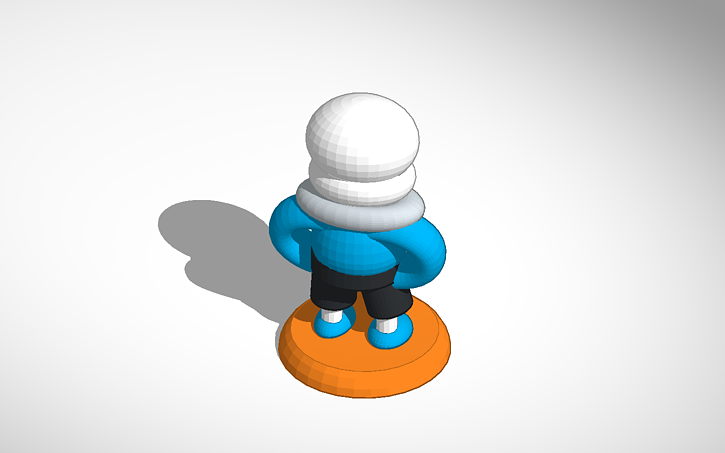 3D design sans. (Undertale) | Tinkercad