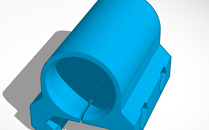 3D design 18mm Mini Maglite Picatinny Rail Mount - v1.3 | Tinkercad