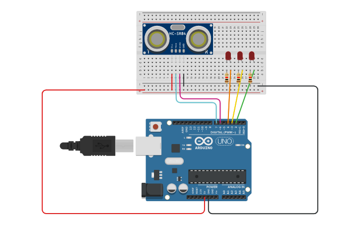 Circuit Design Sound Detector Tinkercad