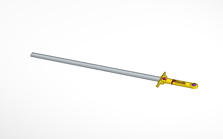 3D design Luck Pluck sword | Tinkercad