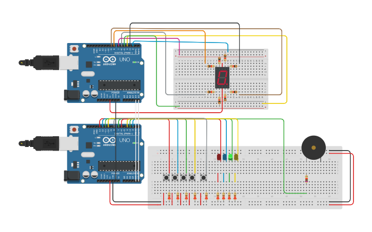 Circuit design Genius Game - Tinkercad