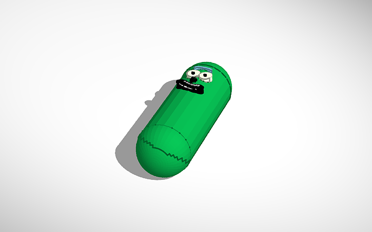 3D design Pepinillo Rick! - Tinkercad